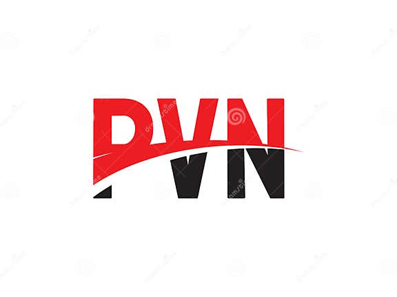 PVN Letter Initial Logo Design Vector Illustration Stock Vector ...