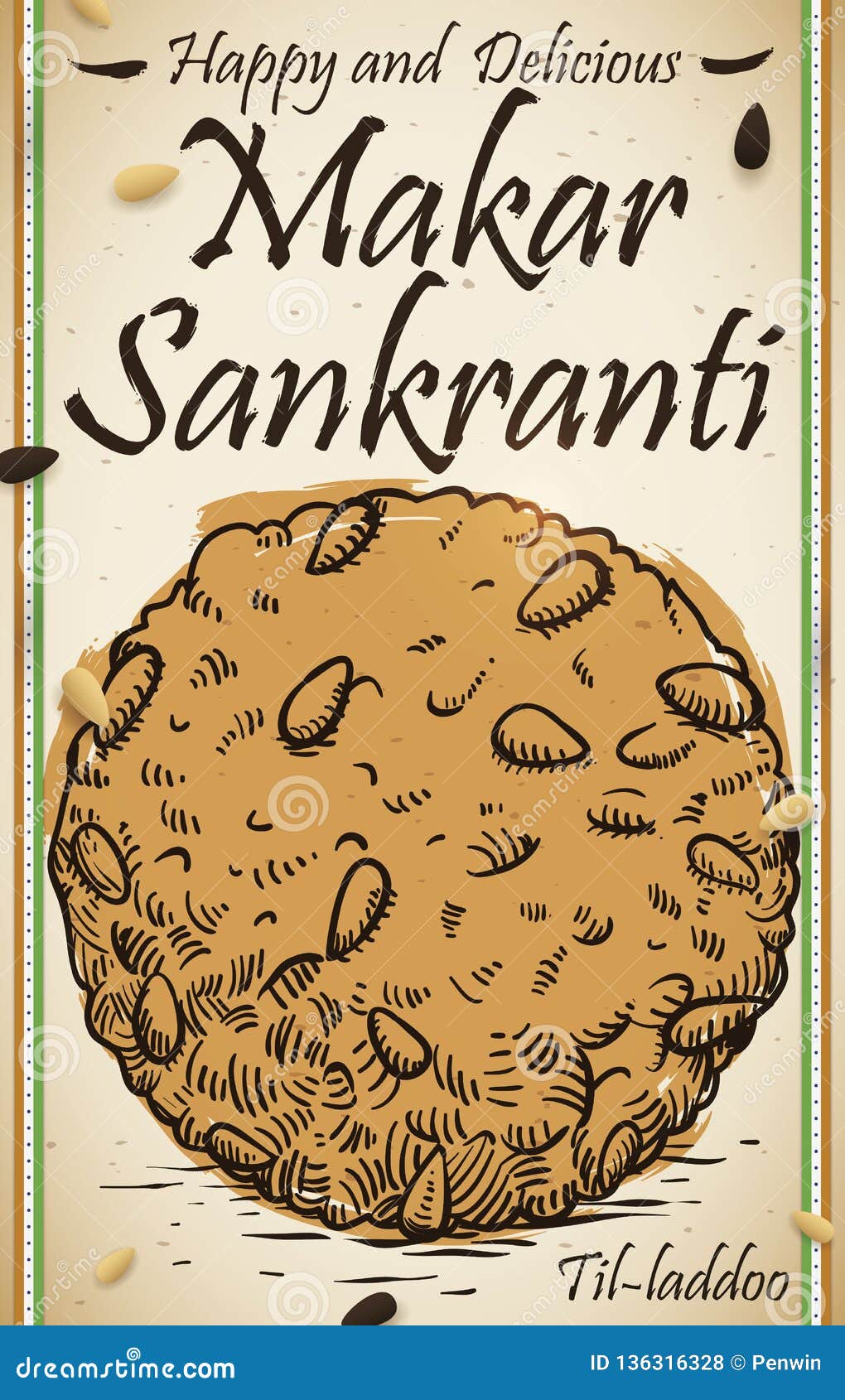 Black Laddu Isolated Vector Icon. Simple Element Illustration From ...