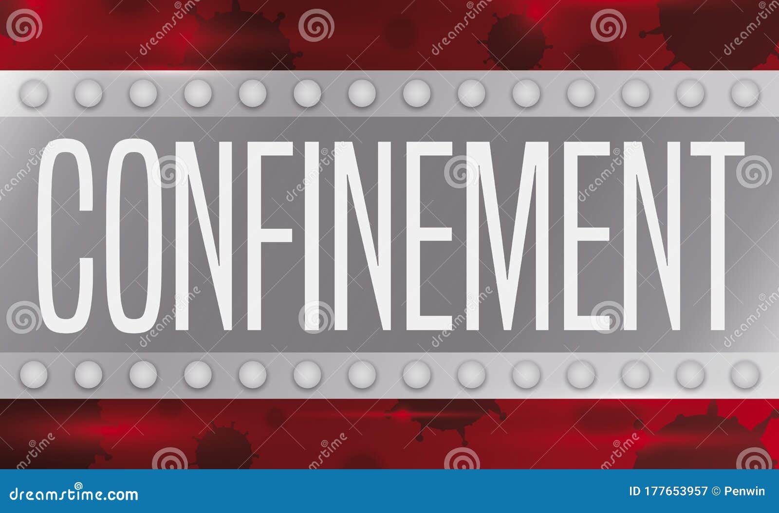 Steely Design Promoting a Preventive Confinement Due COVID-19, Vector ...