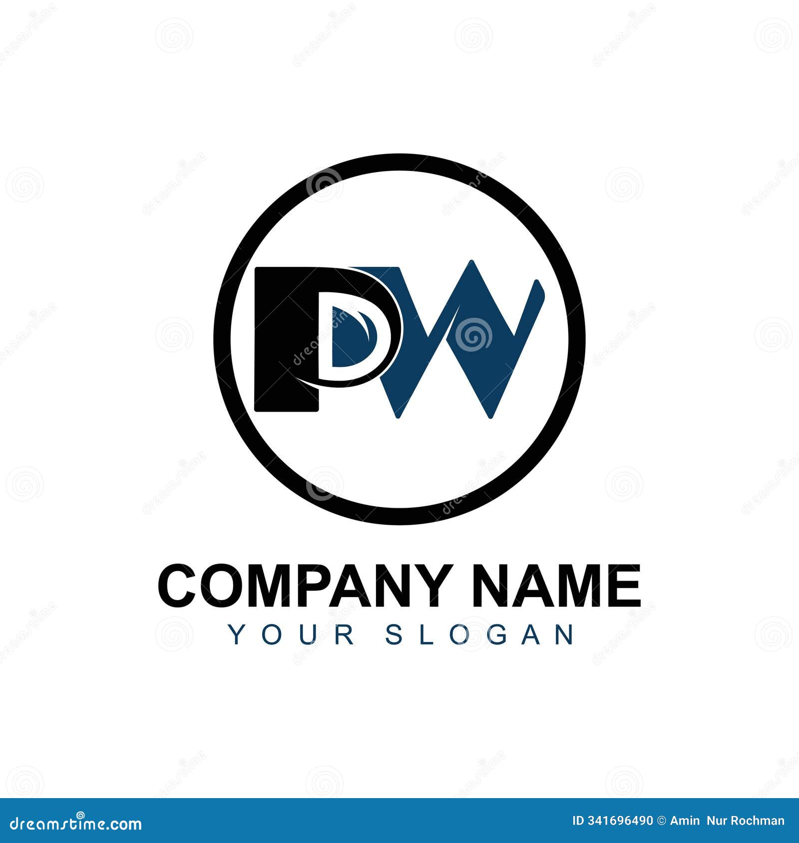 Signature Logo For Initial Letter WO - Handwritten Text Logo Vector ...