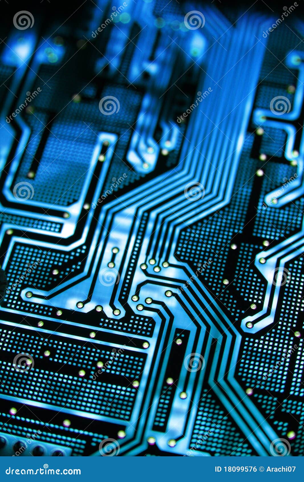 PWB Circuit3 foto de archivo. Imagen de conductor, contactos - 18099576