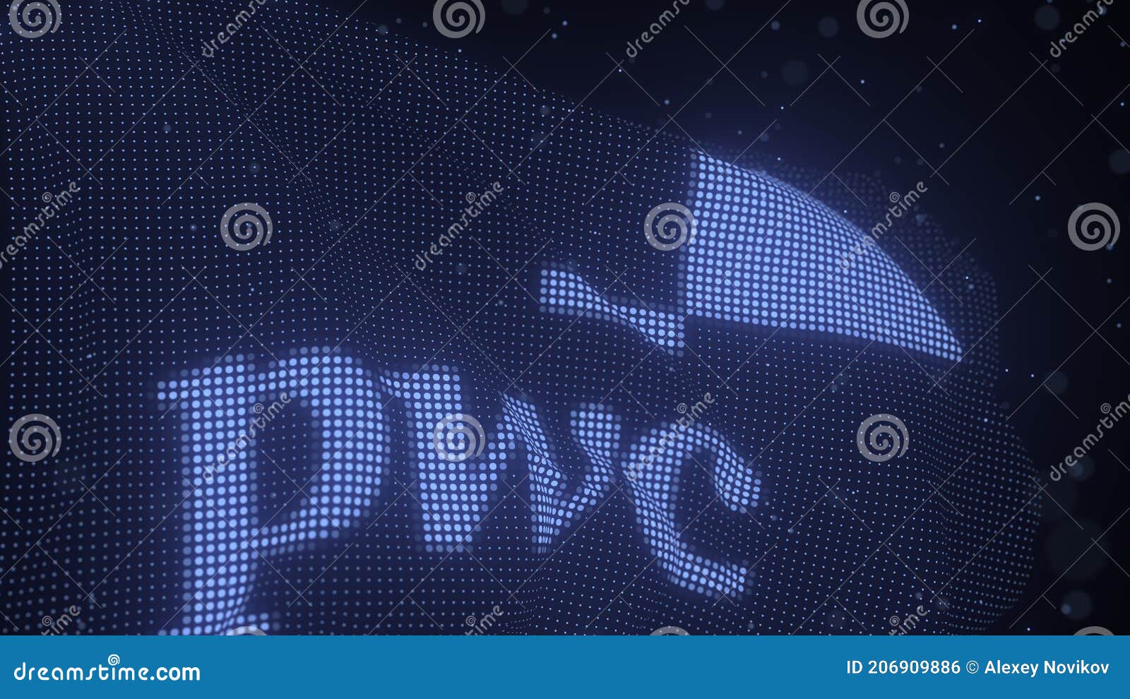 PWC Logo on a Waving Digital Flag, Editorial 3d Rendering Editorial ...