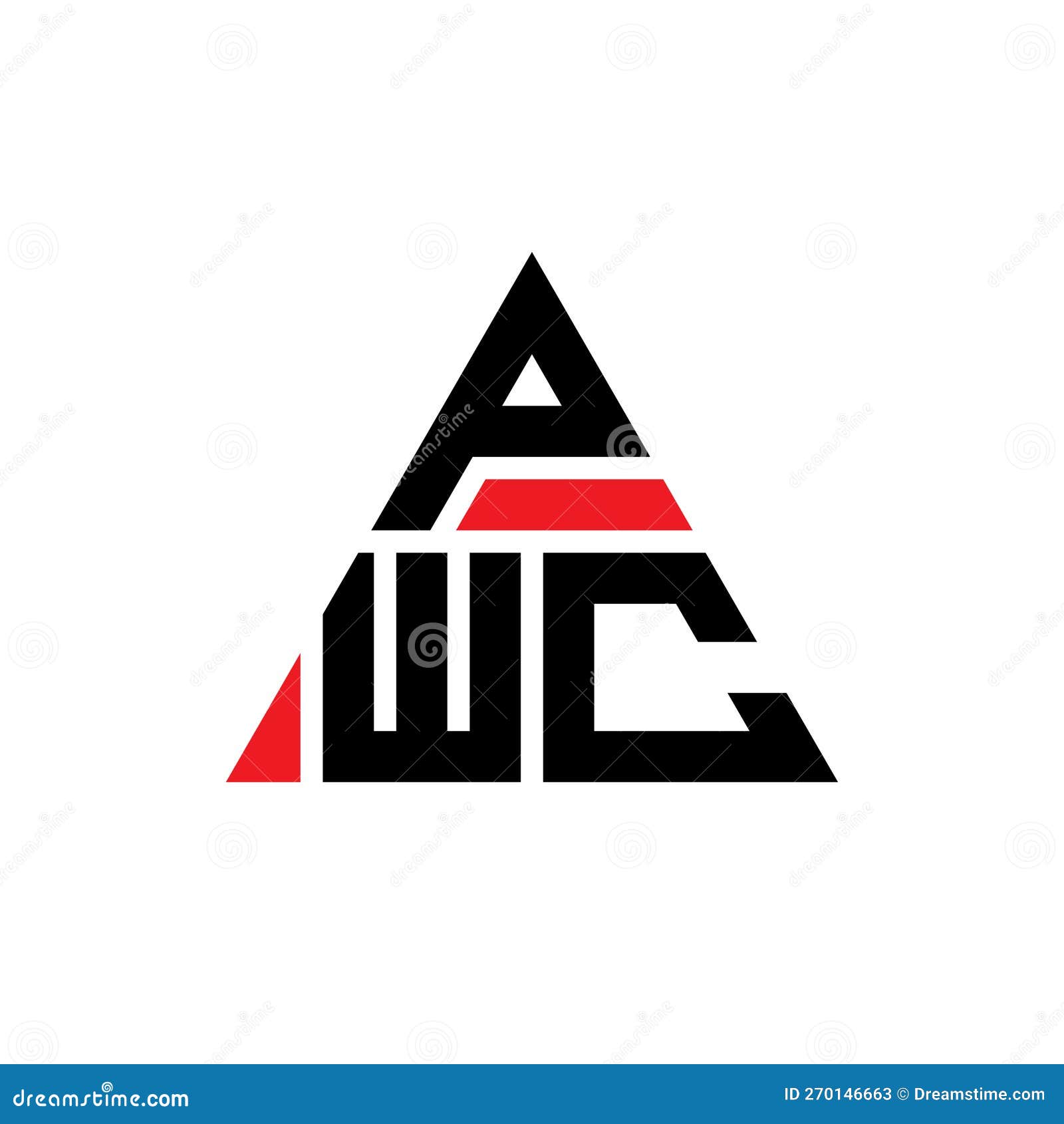 PWC Triangle Letter Logo Design with Triangle Shape. PWC Triangle Logo ...