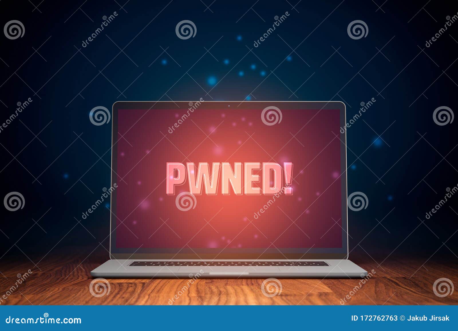 Pwned Computer Cyber Security Concept Stock Image - Image of leaked ...