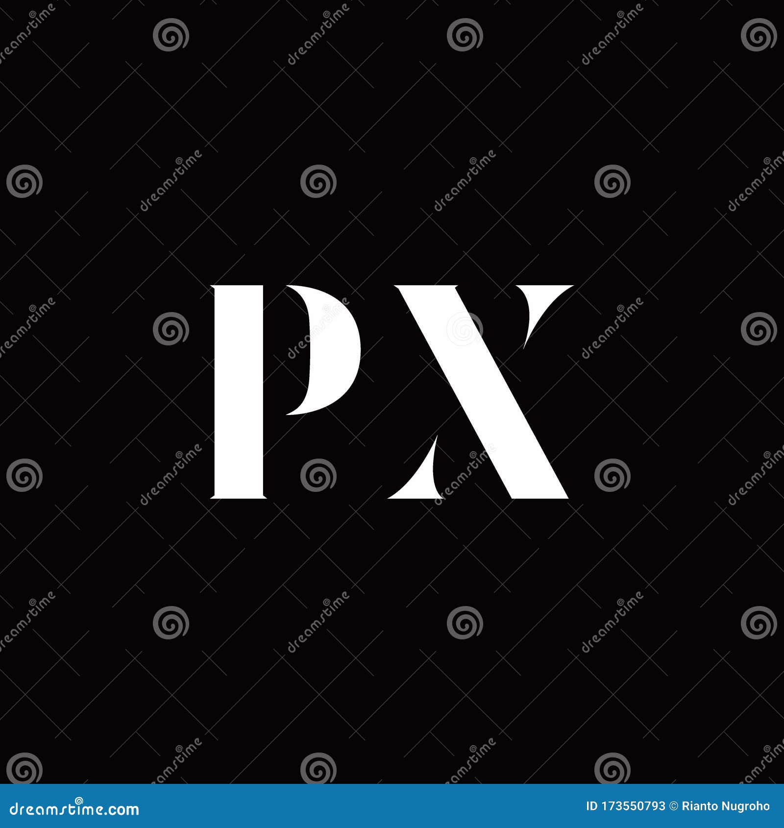 PX Logo Letter Initial Logo Designs Template Stock Vector ...