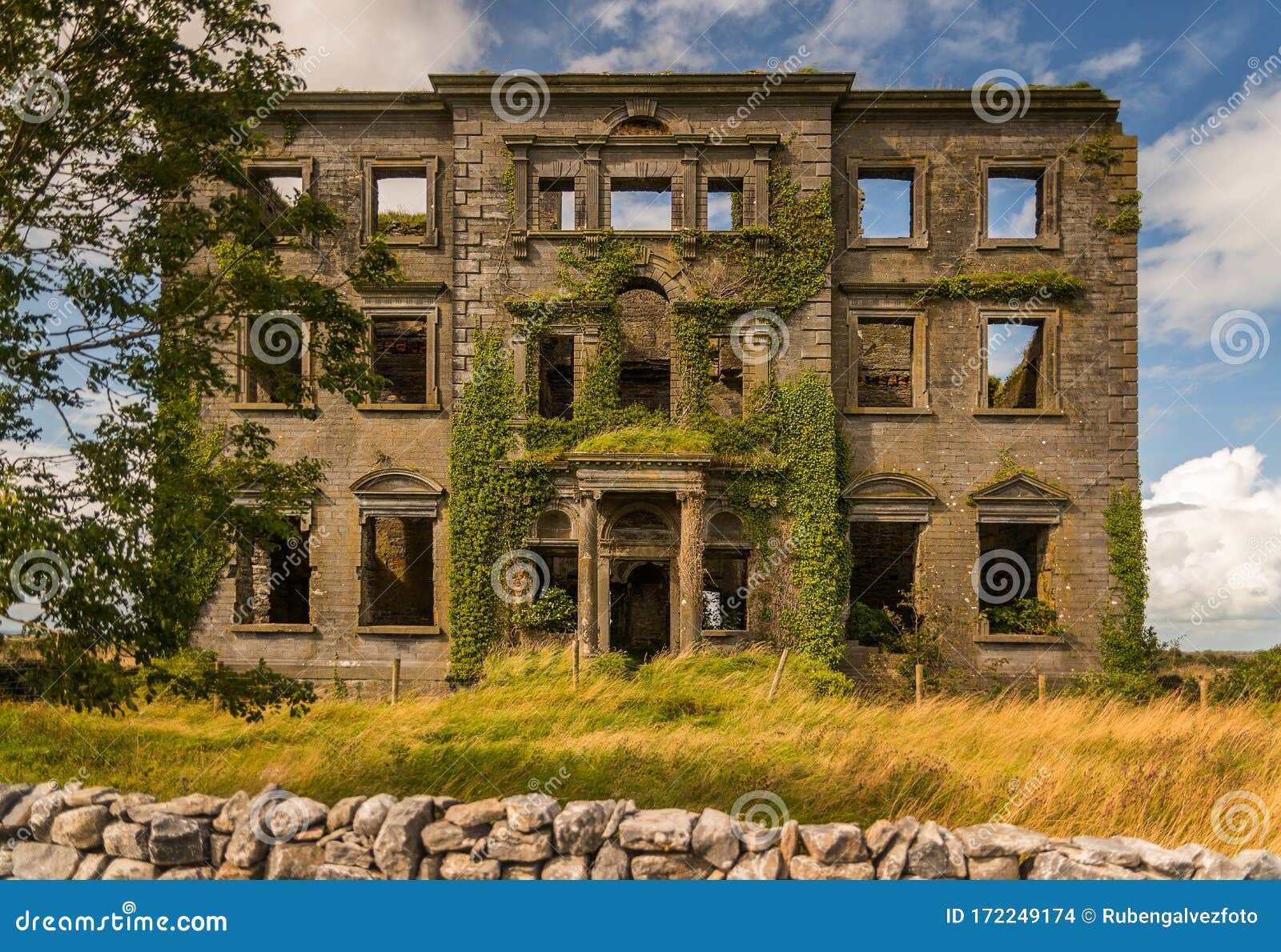 Tyrone house in ireland stock photo. Image of facade - 172249174