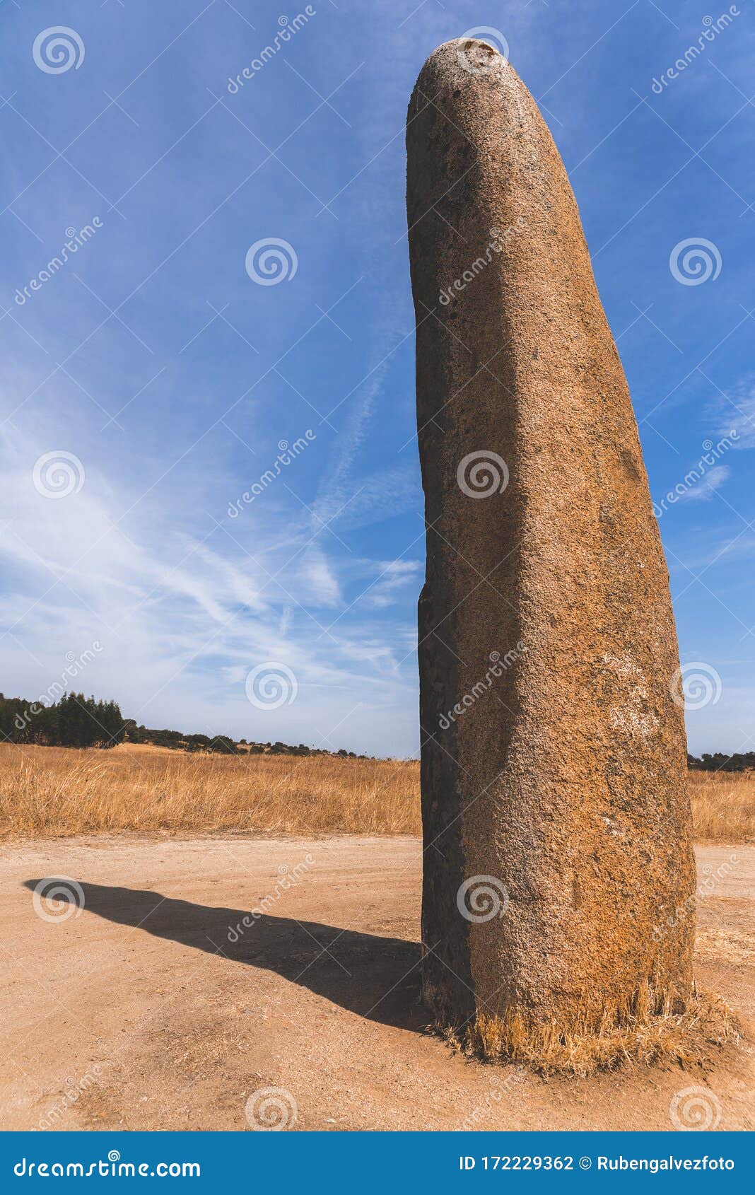 Menhir standing stone stock photo. Image of outeiro - 172229362