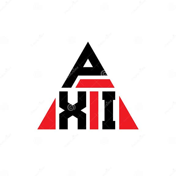 PXI Triangle Letter Logo Design with Triangle Shape. PXI Triangle Logo ...