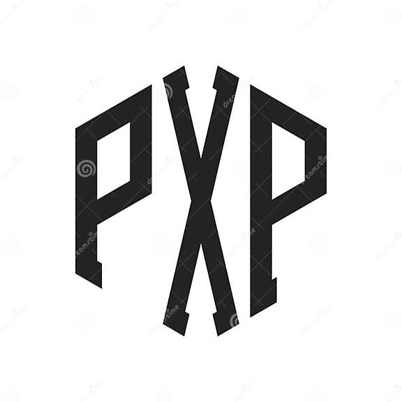 PXP Logo Design. Initial Letter PXP Monogram Logo Using Hexagon Shape ...
