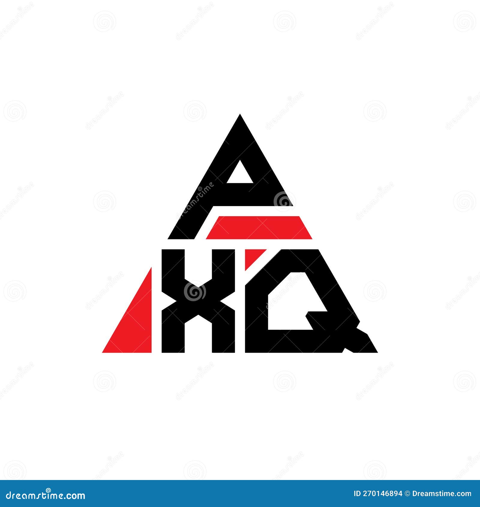 PXQ Triangle Letter Logo Design with Triangle Shape. PXQ Triangle Logo ...