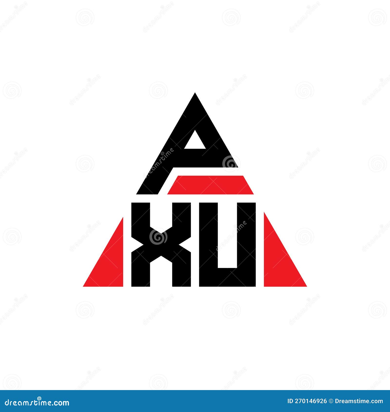 PXU Triangle Letter Logo Design with Triangle Shape. PXU Triangle Logo ...