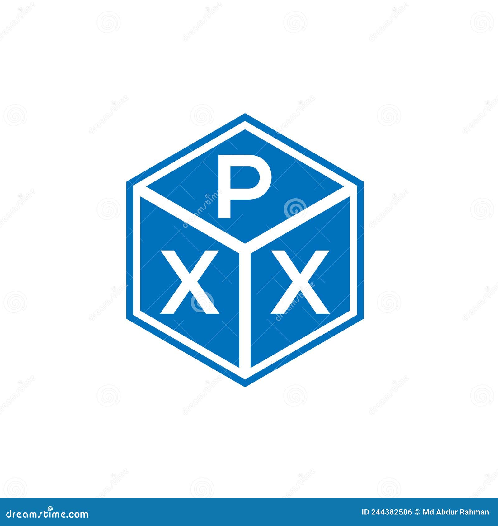 PXX Letter Logo Design on Black Background. PXX Creative Initials ...