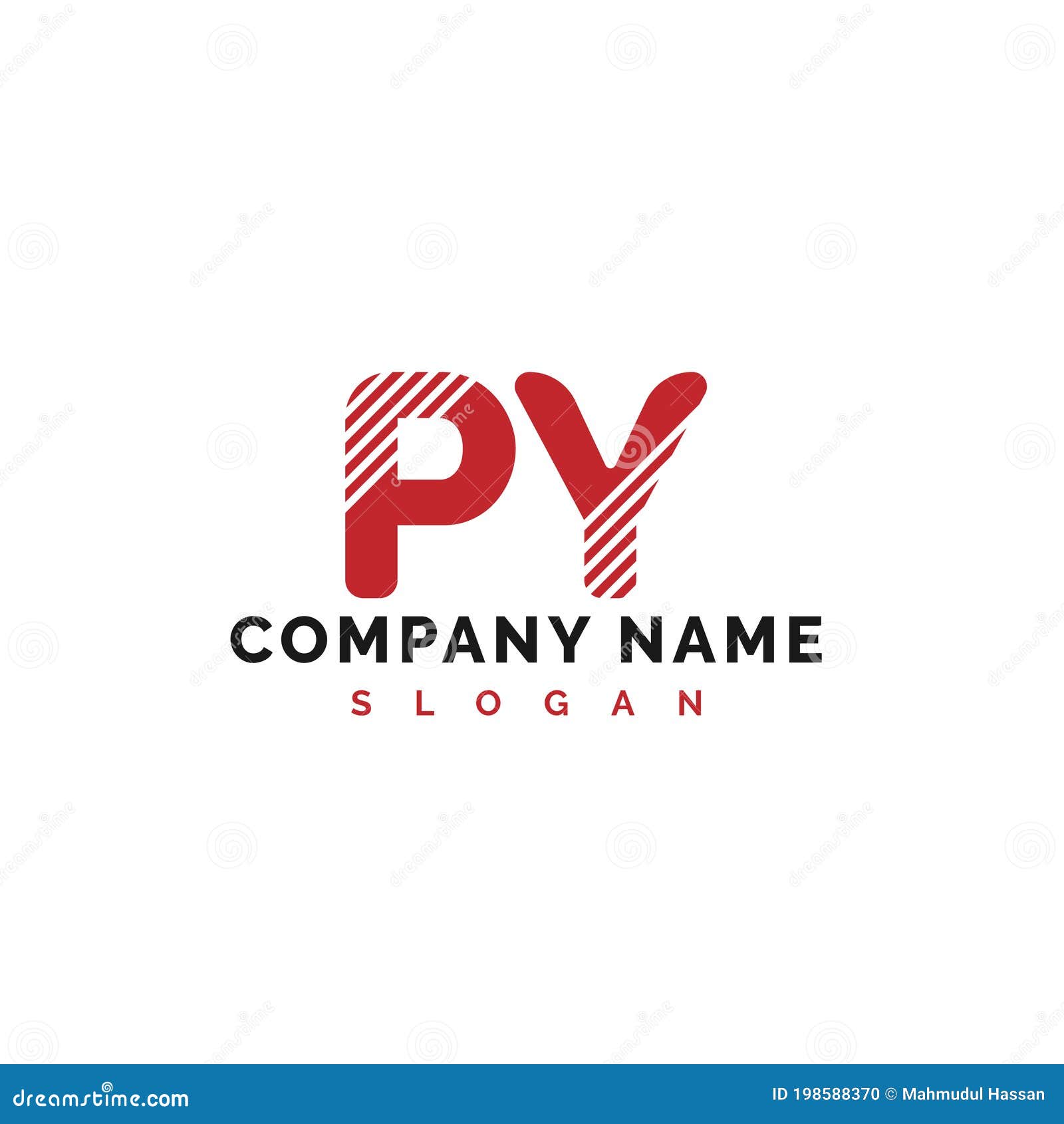 PY Letter Logo Design. PY Letter Logo Vector Illustration - Vector ...