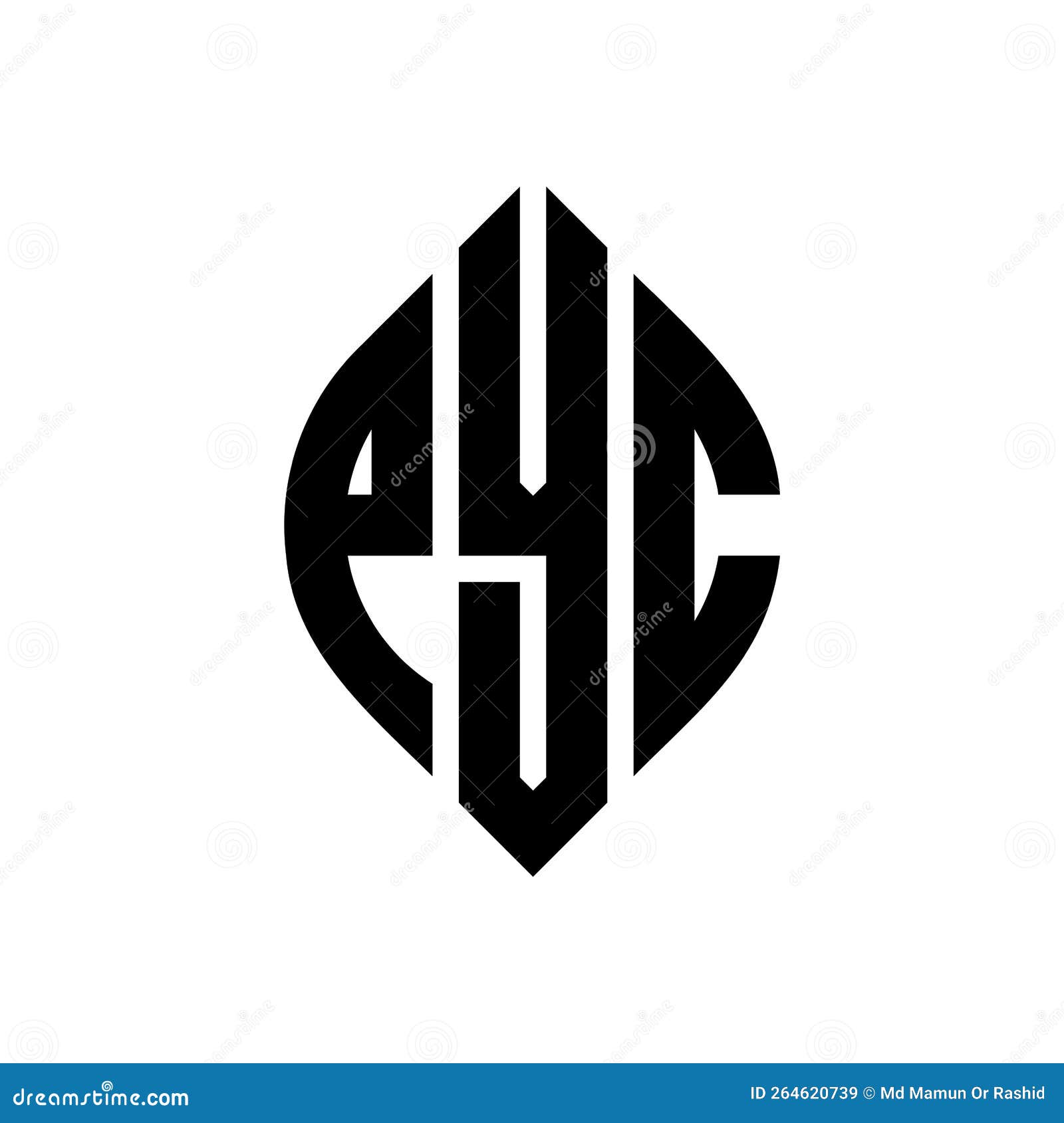 PYC Circle Letter Logo Design with Circle and Ellipse Shape. PYC ...