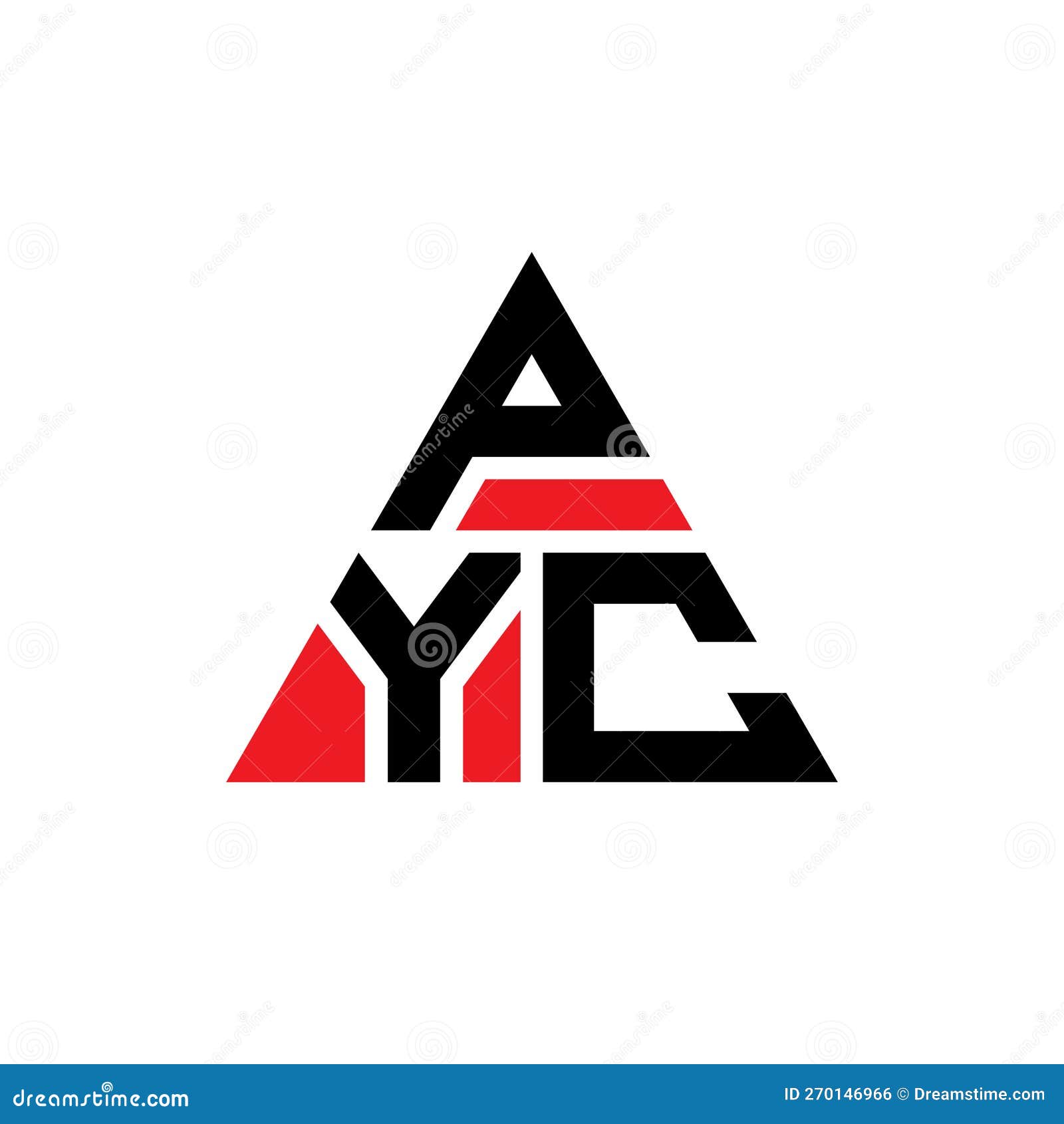 PYC Triangle Letter Logo Design with Triangle Shape. PYC Triangle Logo ...