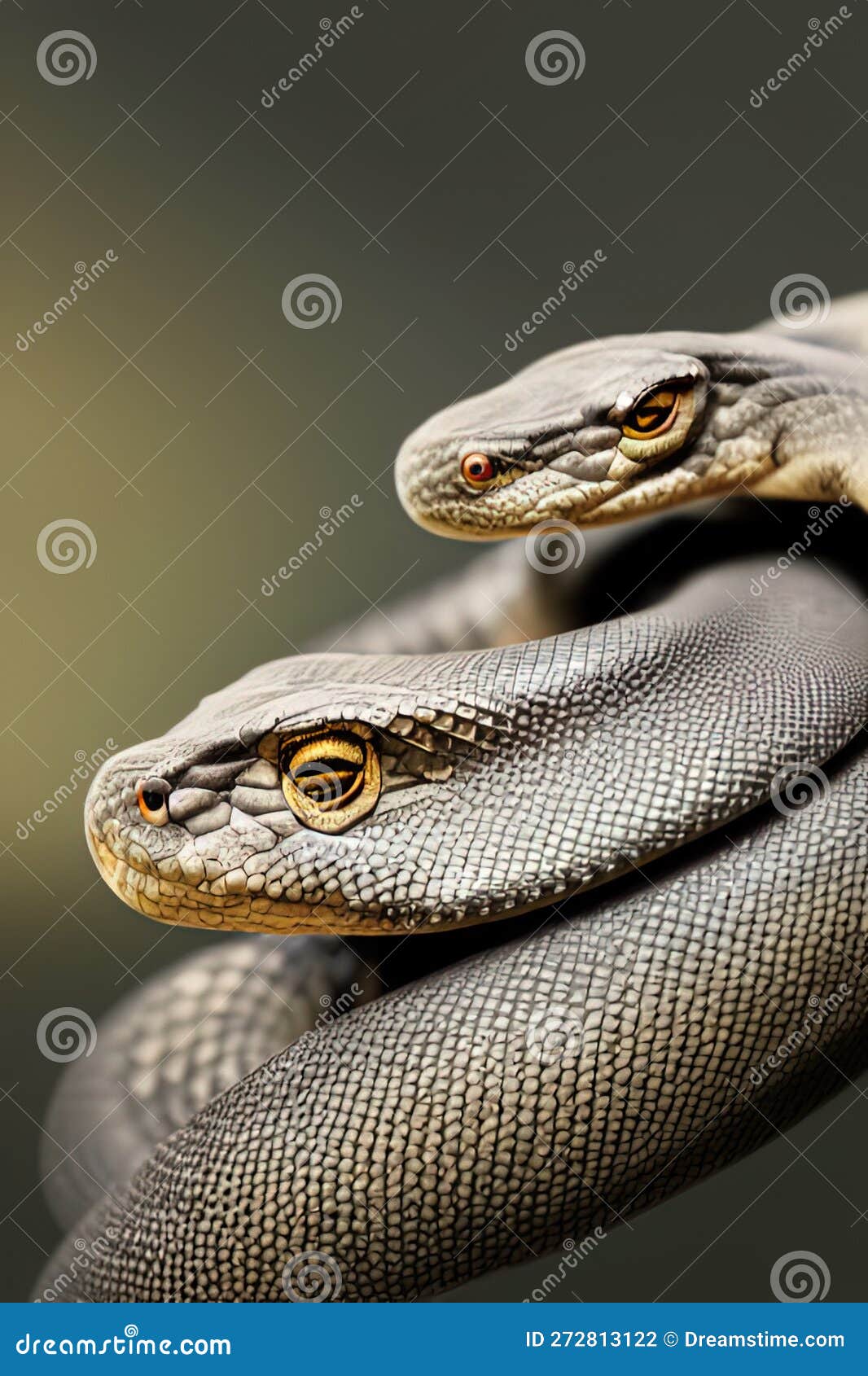 Pygmy Python Animal. AI Generated. Stock Illustration - Illustration of ...