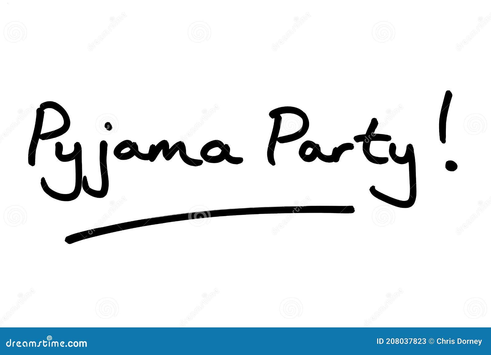 Pyjama Party stock image. Image of indoors, comfortable - 208037823