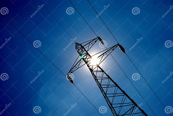 Pylon 09 stock photo. Image of tesla, power, pylon, supplier - 3367186