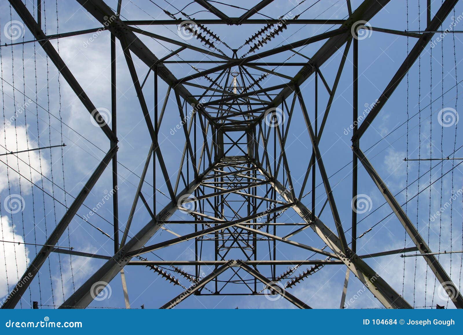Pylon stock photo. Image of electricity, braces, generating - 104684