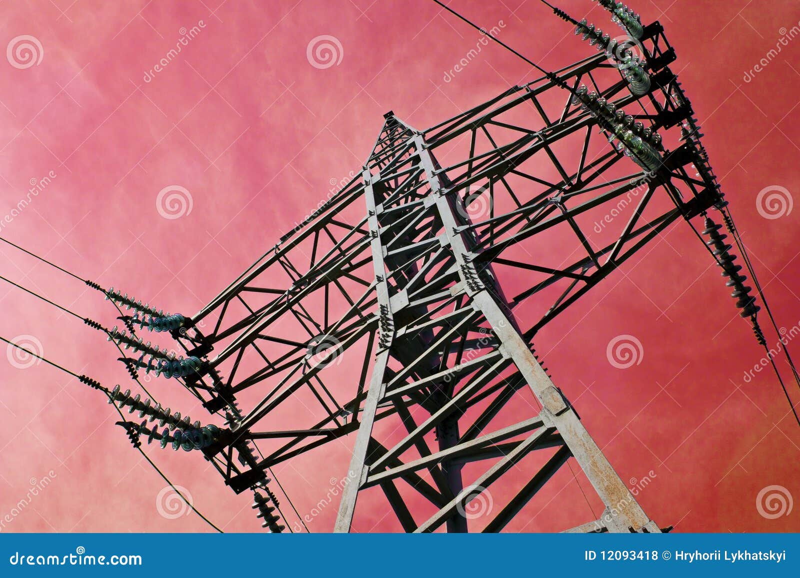 Pylon stock photo. Image of communications, frame, electrification ...
