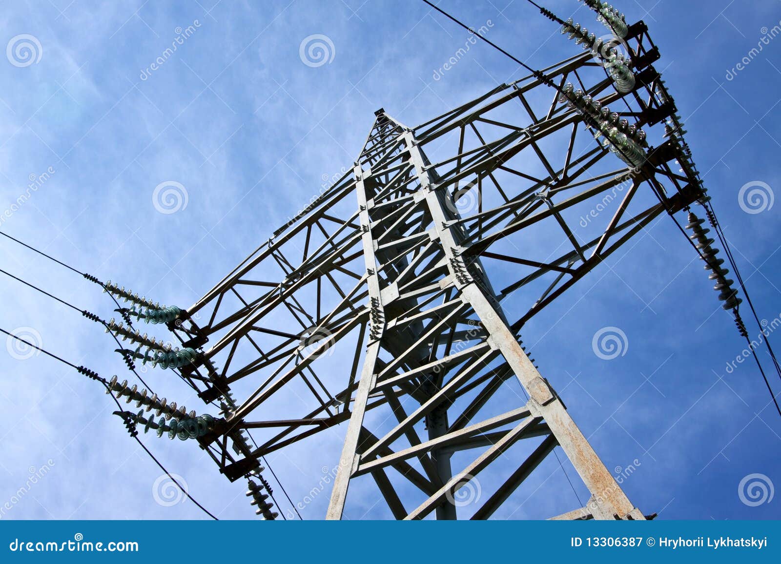 Pylon stock image. Image of danger, equipment, fuel, current - 13306387