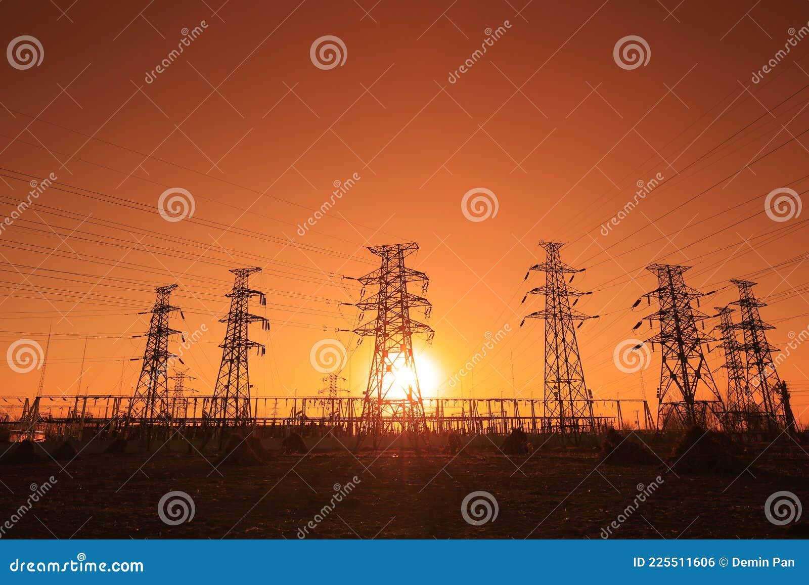 Pylon, Electrical Industrial Equipment Stock Photo - Image of insulator ...