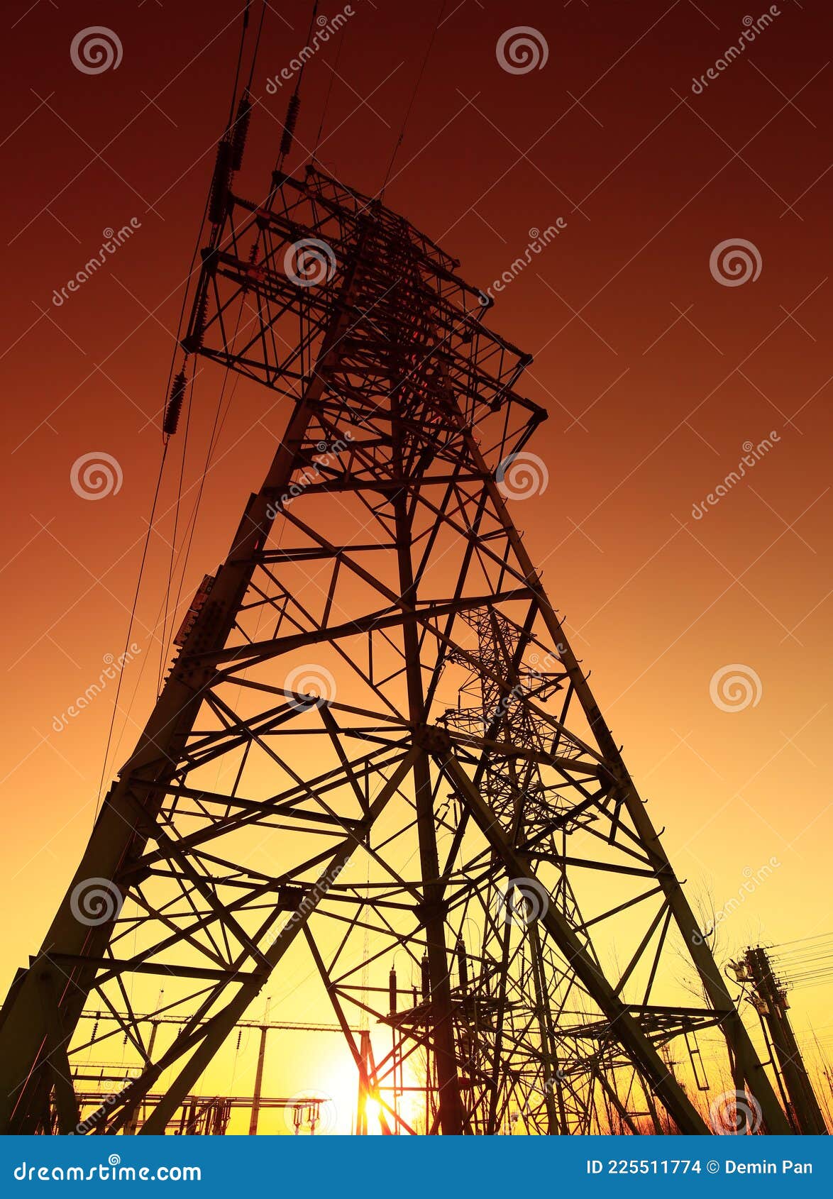 Pylon, Electrical Industrial Equipment Stock Photo - Image of industry ...