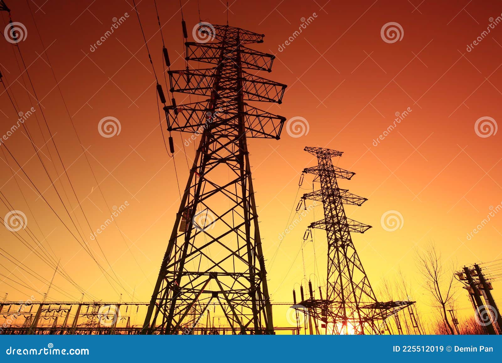 Pylon, Electrical Industrial Equipment Stock Image - Image of ...