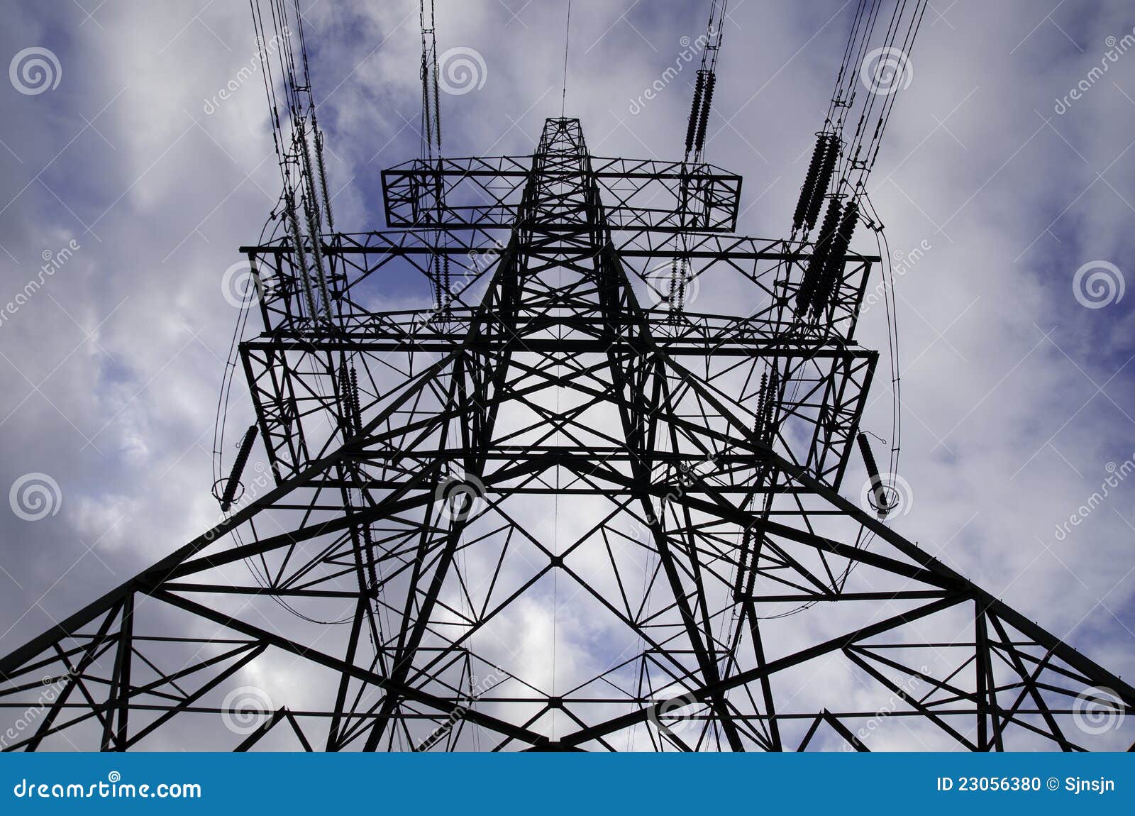 Pylon stock photo. Image of structure, frame, energy - 23056380