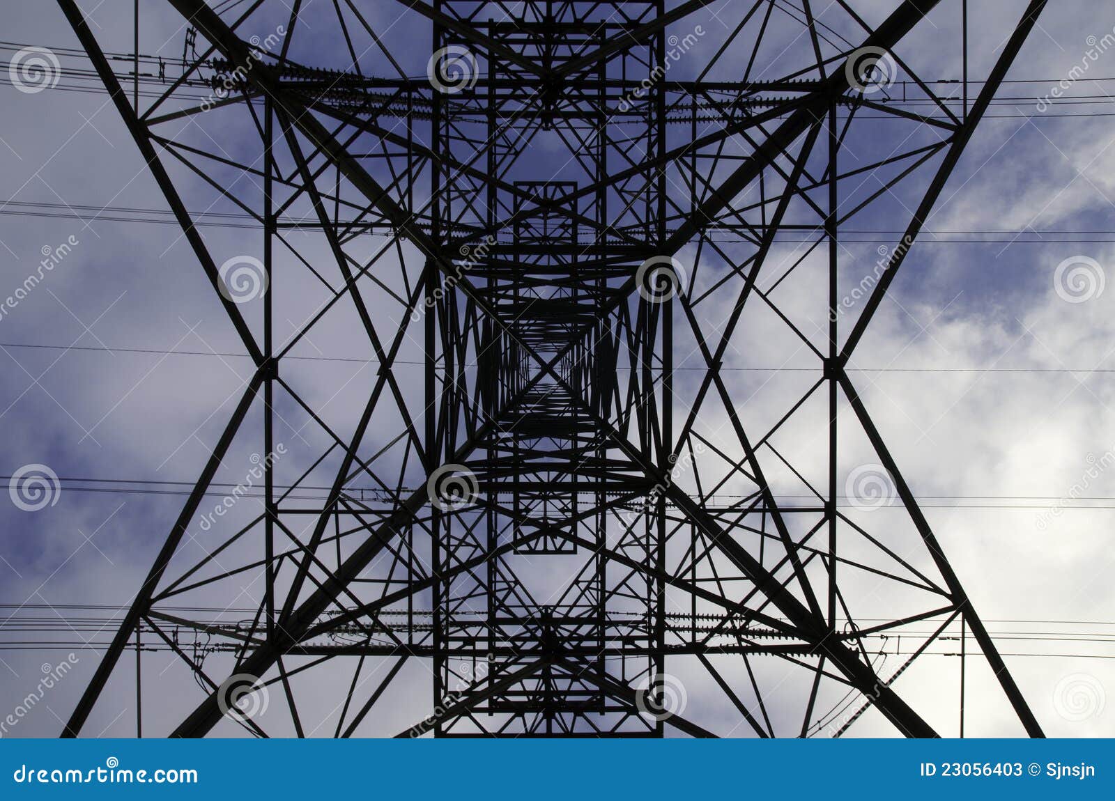 Pylon stock image. Image of pylon, structure, electricity - 23056403