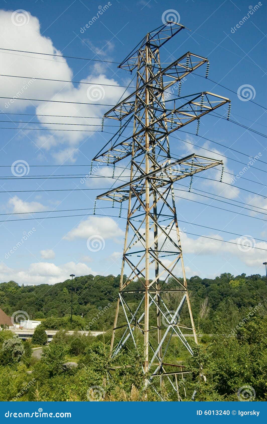 Pylon stock photo. Image of high, electricity, industry - 6013240