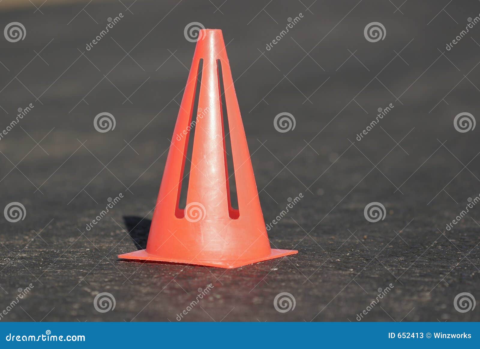 Pylon stock image. Image of pylon, street, orange, caution - 652413
