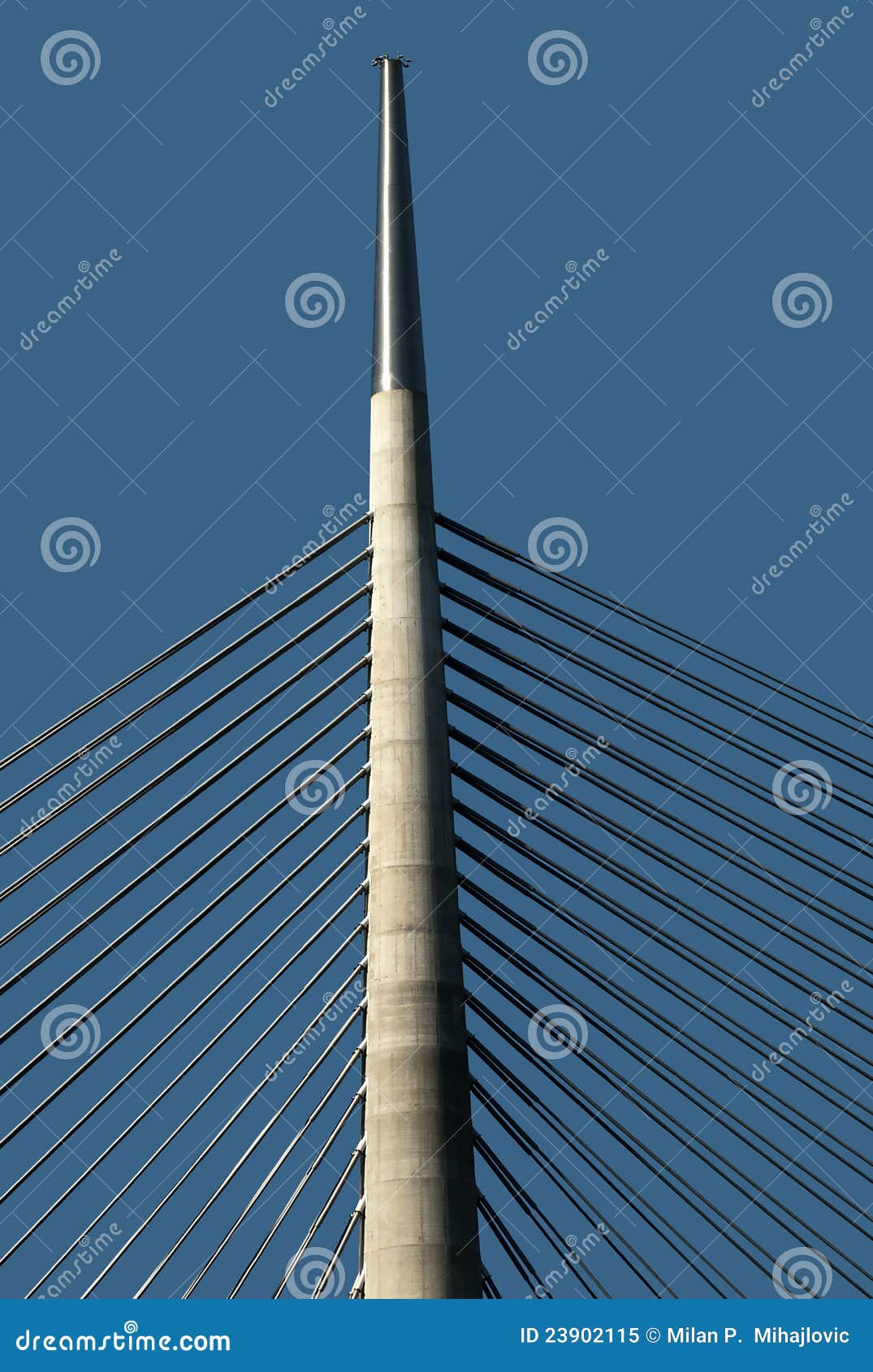 Pylon of the bridge-5 stock image. Image of engineering - 23902115