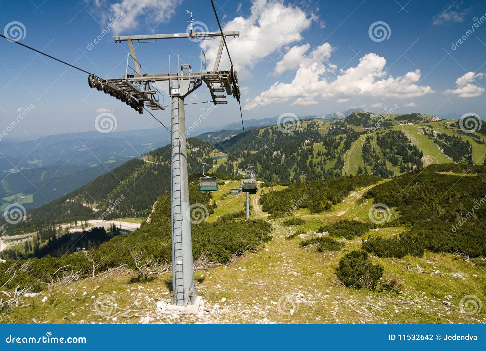 Pylon of Cablecar in Hochkar Stock Photo - Image of scenic, pylon: 11532642