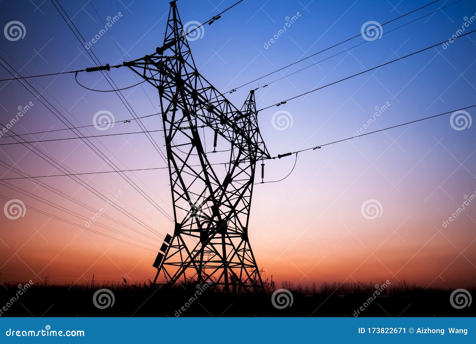 Pylon stock image. Image of high, electrician, circuit - 173822671