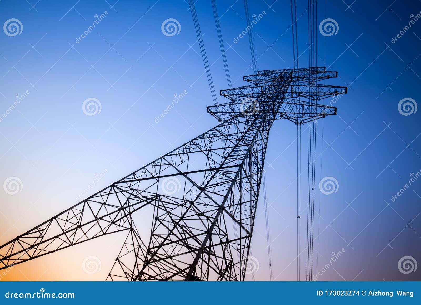 Pylon stock photo. Image of isolator, electrical, circuit - 173823274