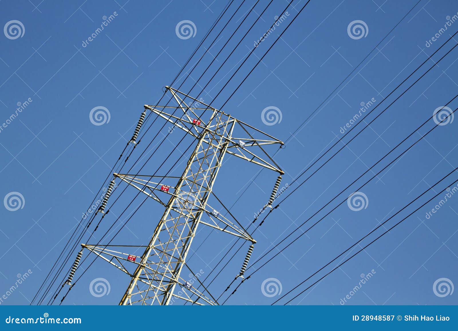 Pylon tower stock image. Image of electrical, alternative - 28948587
