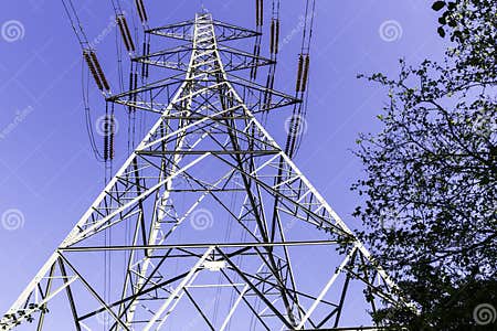 Pylon (2) stock image. Image of voltage, generator, transformer - 54027301