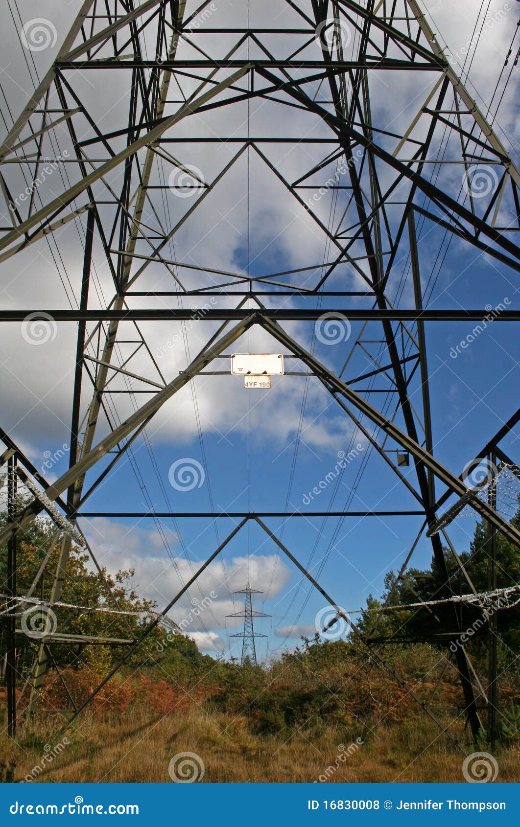 Pylons stock photo. Image of transformer, pylon, steel - 16830008