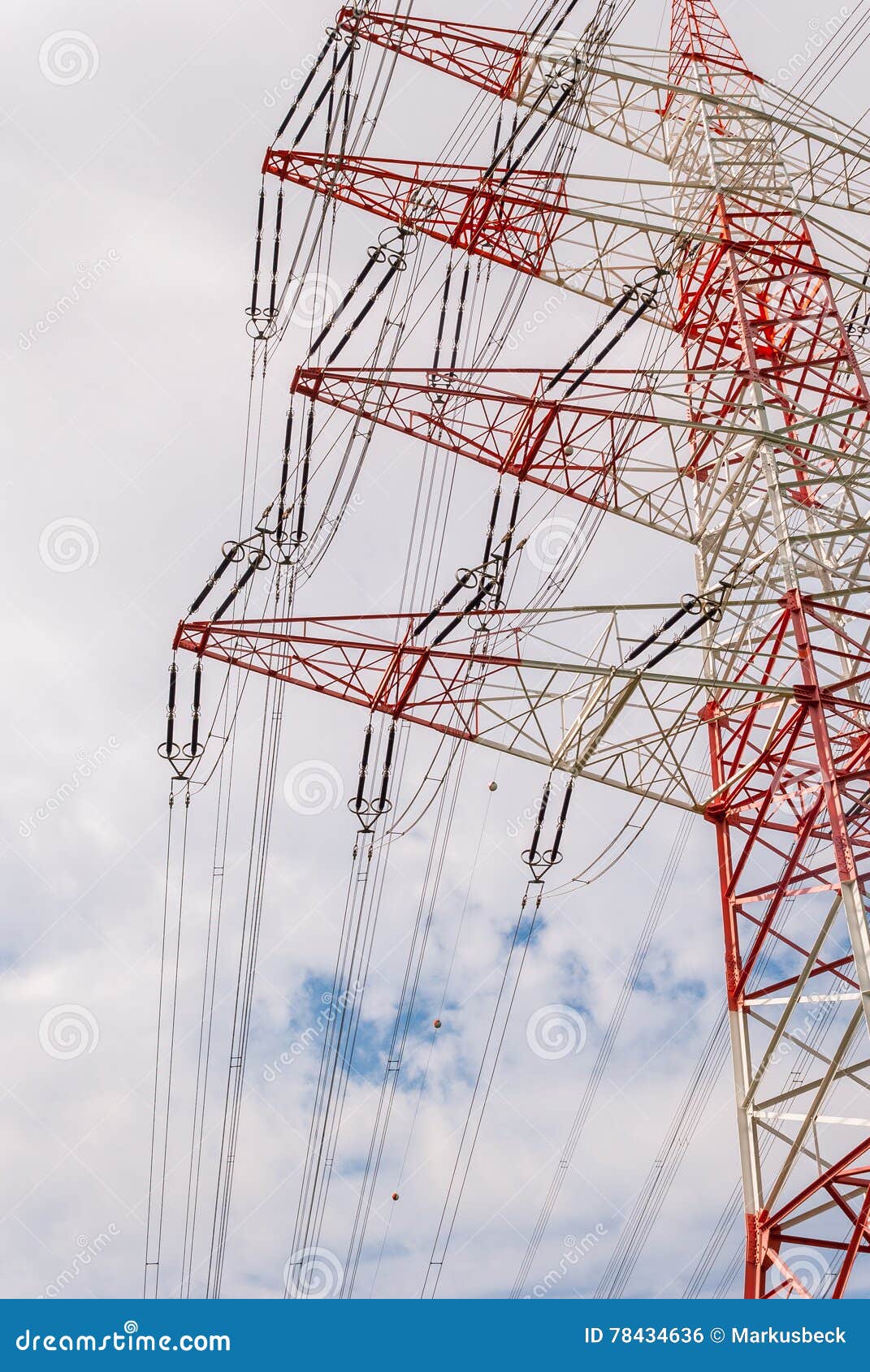 Pylons Near Darmstadt (germany) Stock Photo - Image of outdoors, metal ...