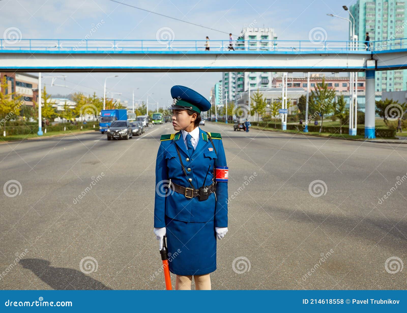 The Pyongyang Traffic Police Women Are Beautiful Scenery In The Streets ...