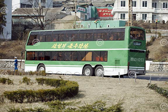 Pyongyang S Public Transport Editorial Photo - Image of traffic, modern ...