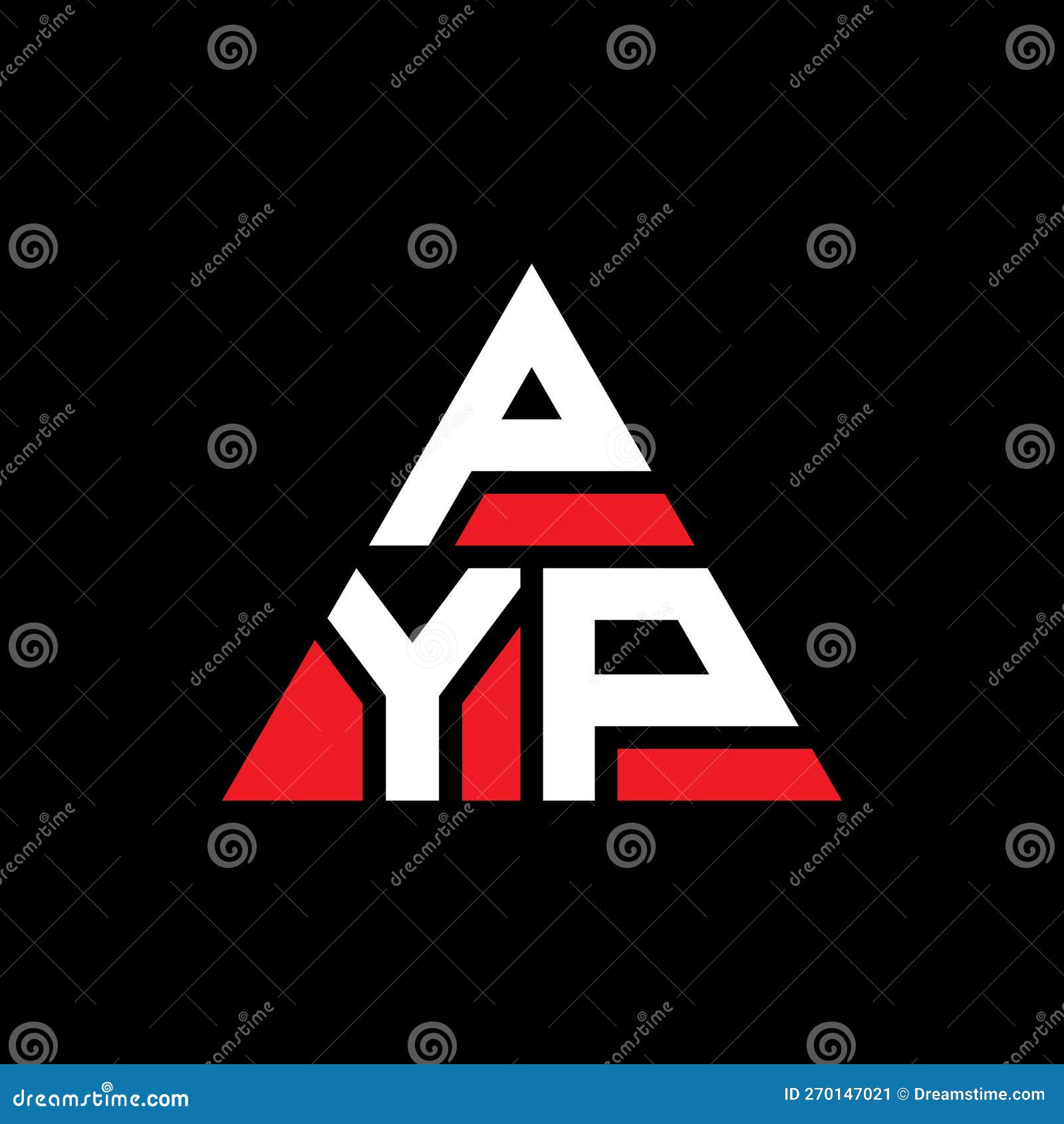 PYP Triangle Letter Logo Design with Triangle Shape. PYP Triangle Logo ...