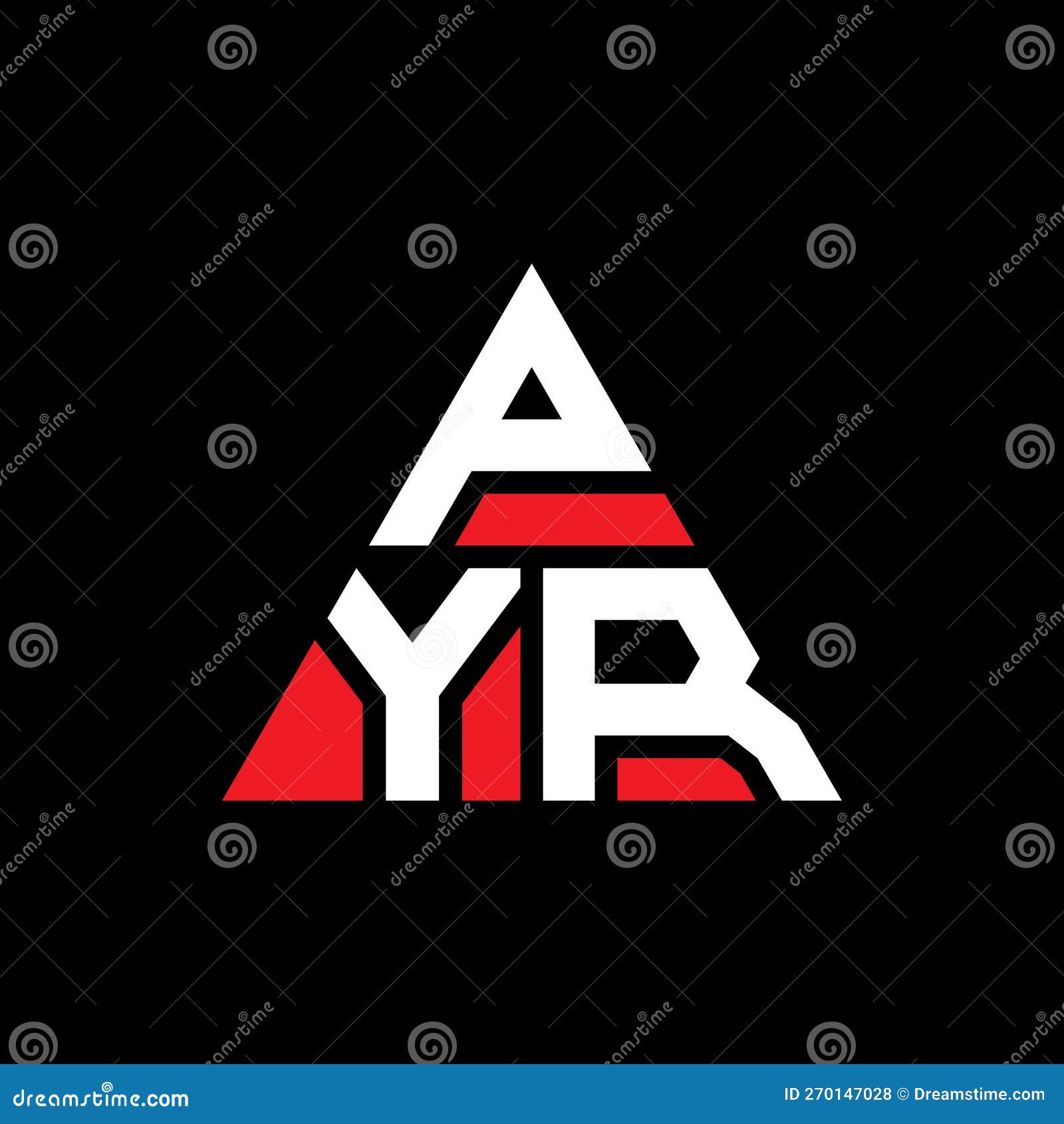 PYR Triangle Letter Logo Design with Triangle Shape. PYR Triangle Logo ...