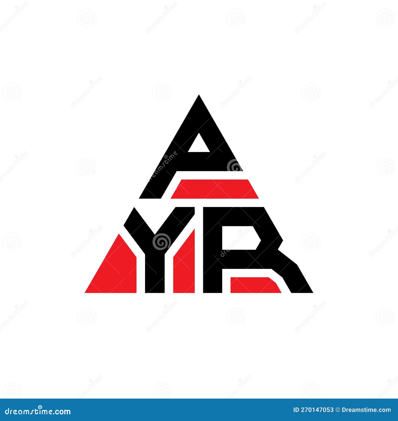PYR Triangle Letter Logo Design with Triangle Shape. PYR Triangle Logo ...
