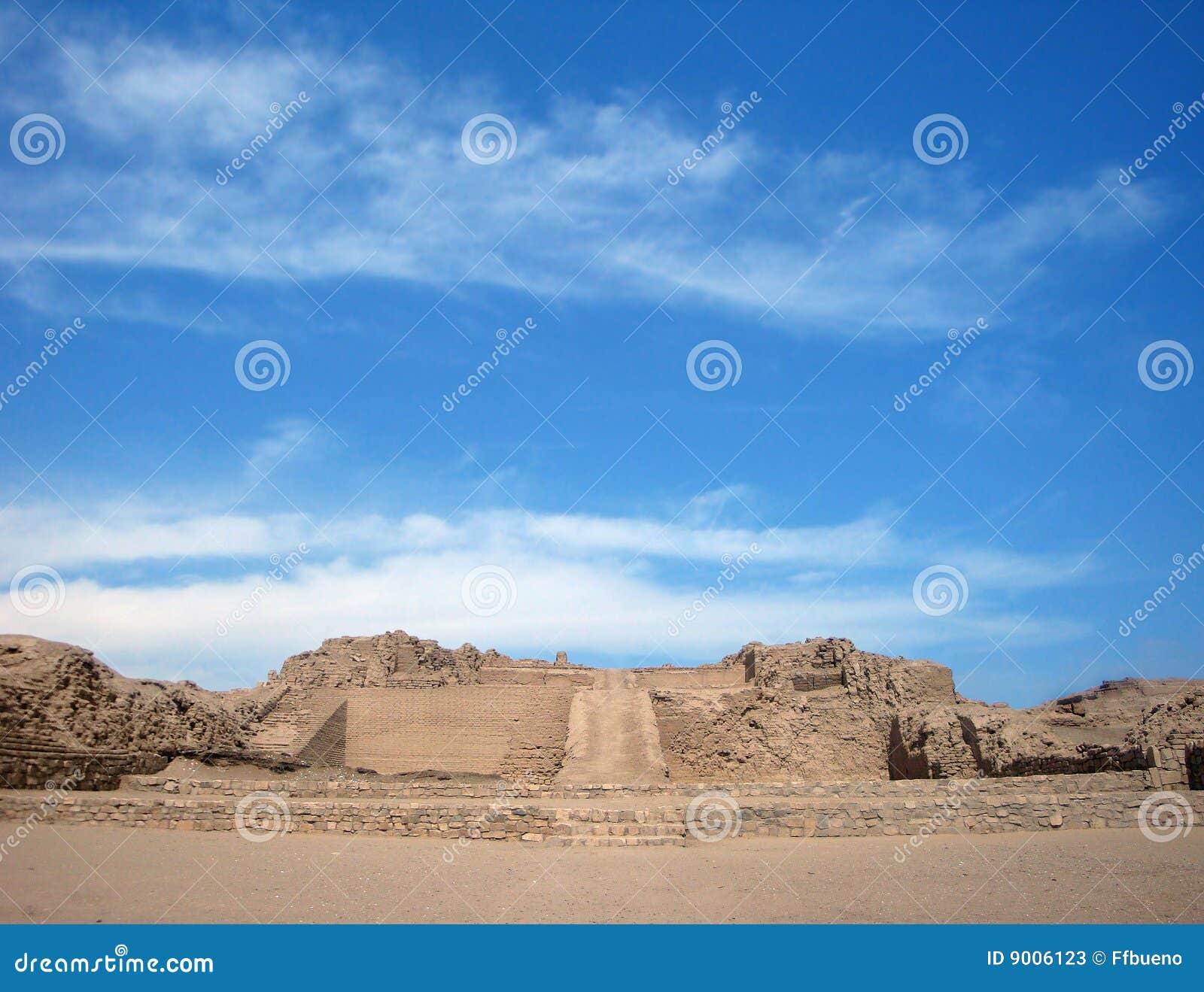 Pyramid 1 stock image. Image of peru, ruin, inca, america - 9006123