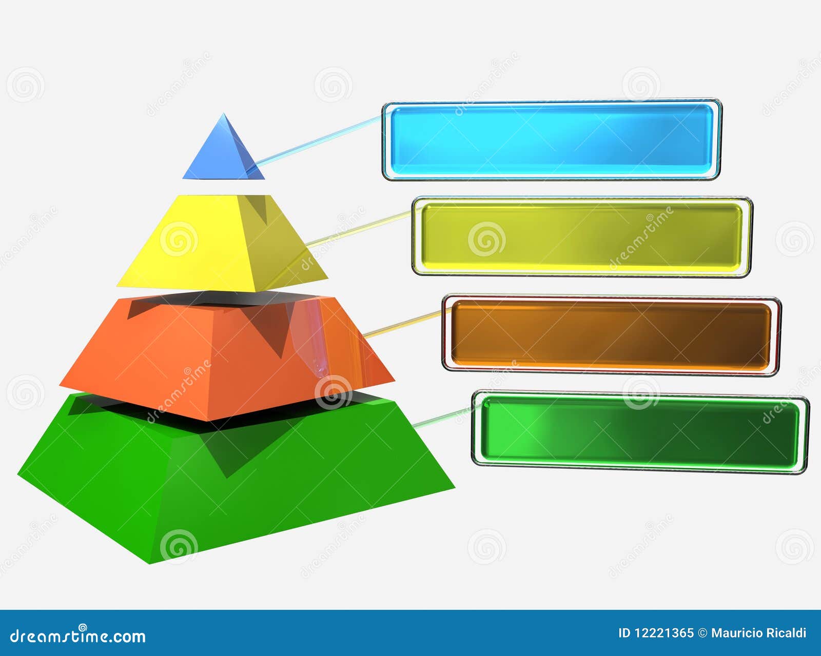 Pyramid stock illustration. Illustration of product, element - 12221365