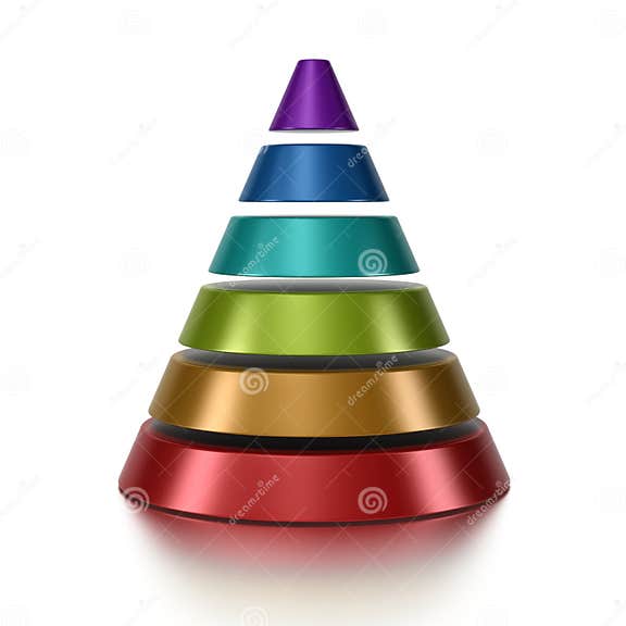 Pyramid stock illustration. Illustration of step, chart - 19973286