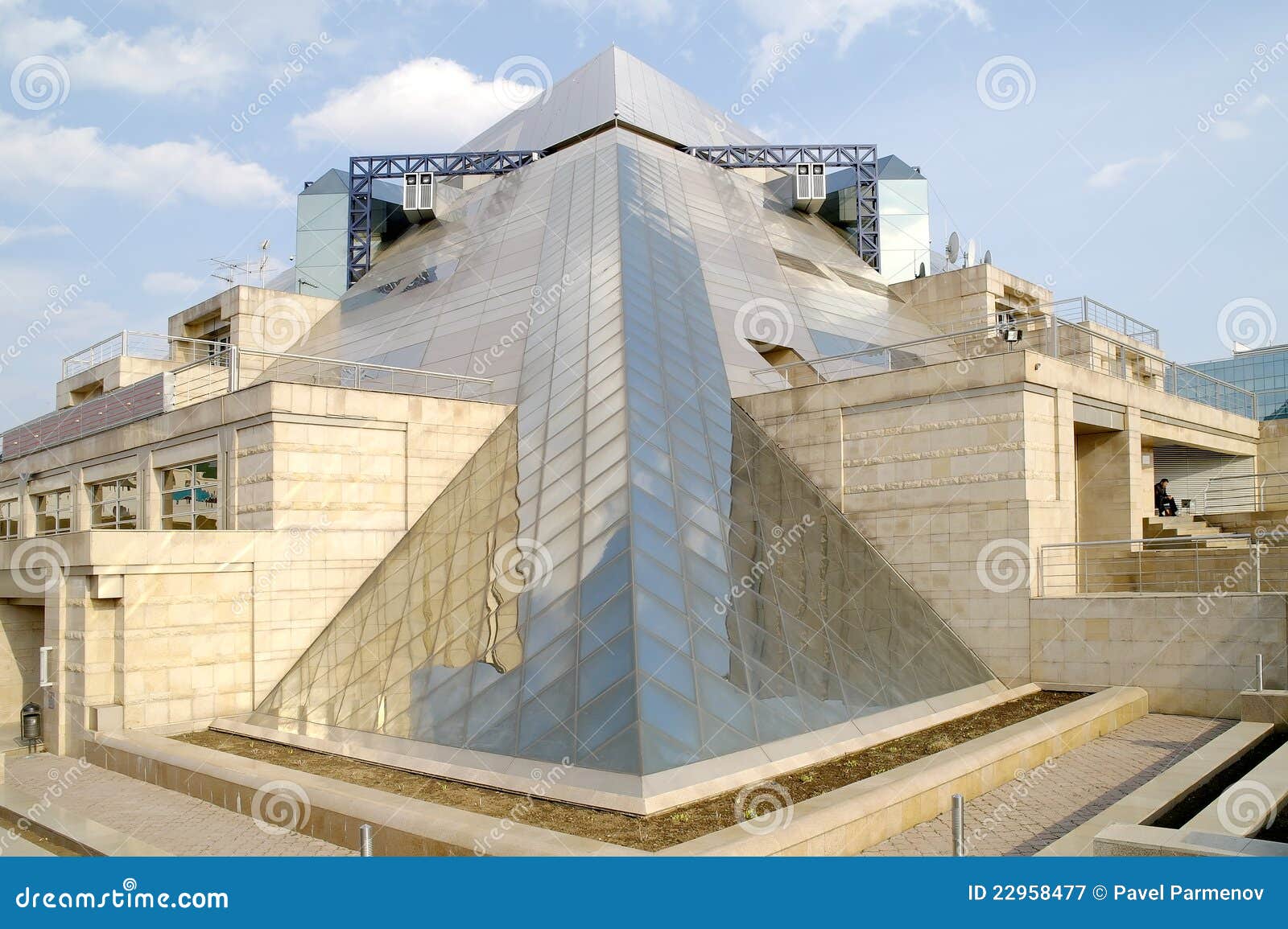 Pyramid stock image. Image of complex, facade, original - 22958477