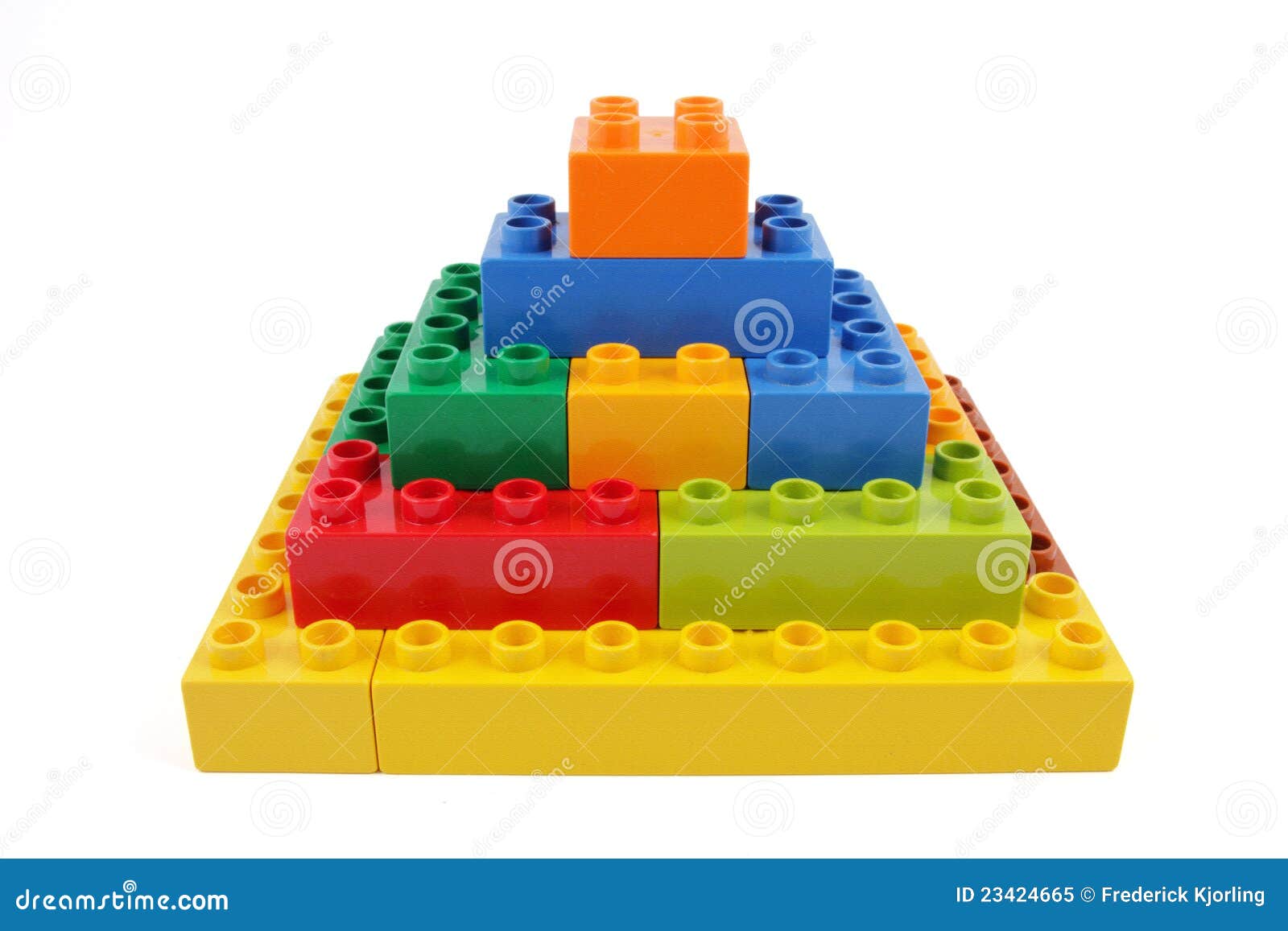 Pyramid stock image. Image of site, colorful, kindergarten - 23424665